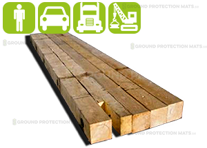 Timber Bog mats - Ground protection mats producer