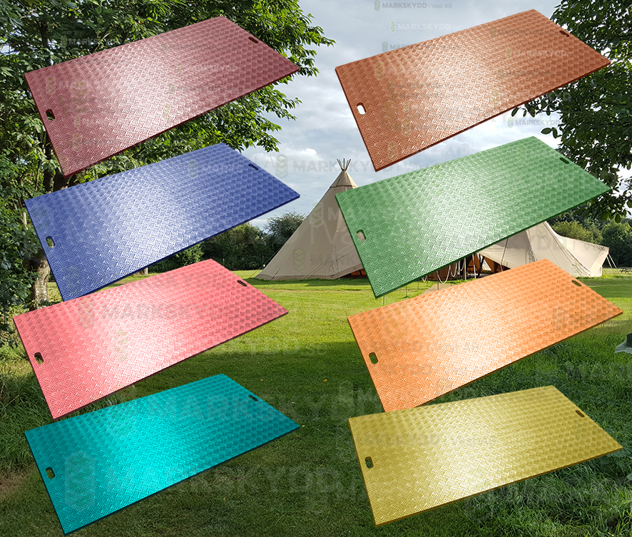 Colored mats Archives - Ground protection mats producer